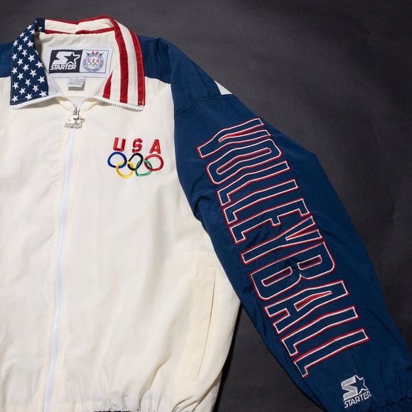 STARTER | Jackets & Coats | Vintage Starter Usa Olympics Jacket Mens ...